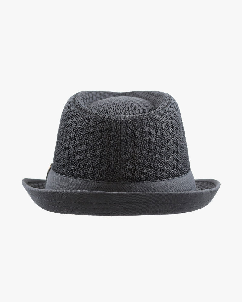 Black Horn - Light Weight Cool Soft Mesh Fedora – The Hat Depot