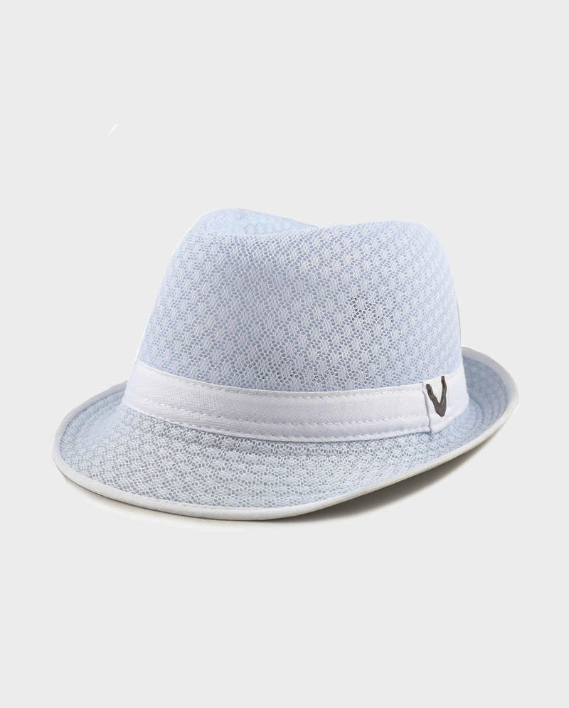 Black Horn - Light Weight Cool Soft Mesh Fedora – The Hat Depot